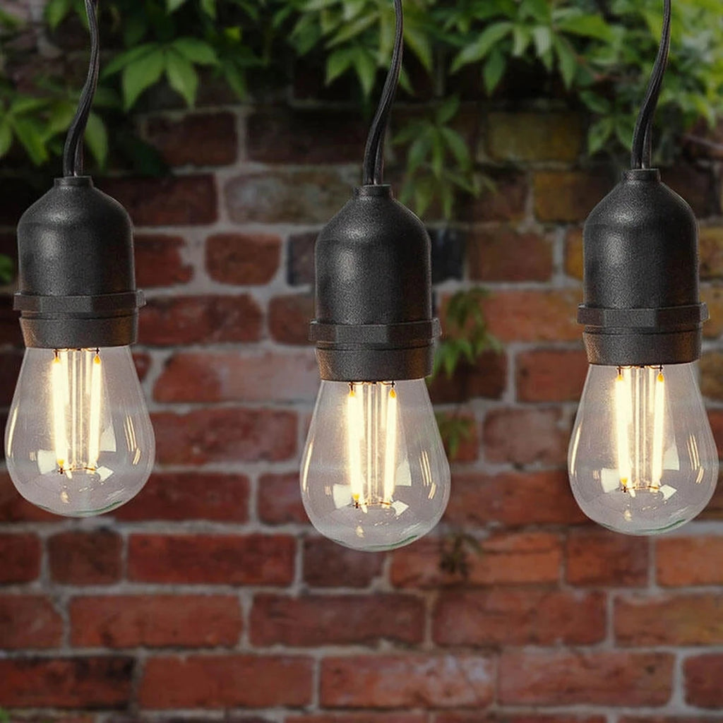 Outdoor Light Strand With Hanging Socket | Lights | Breck's
