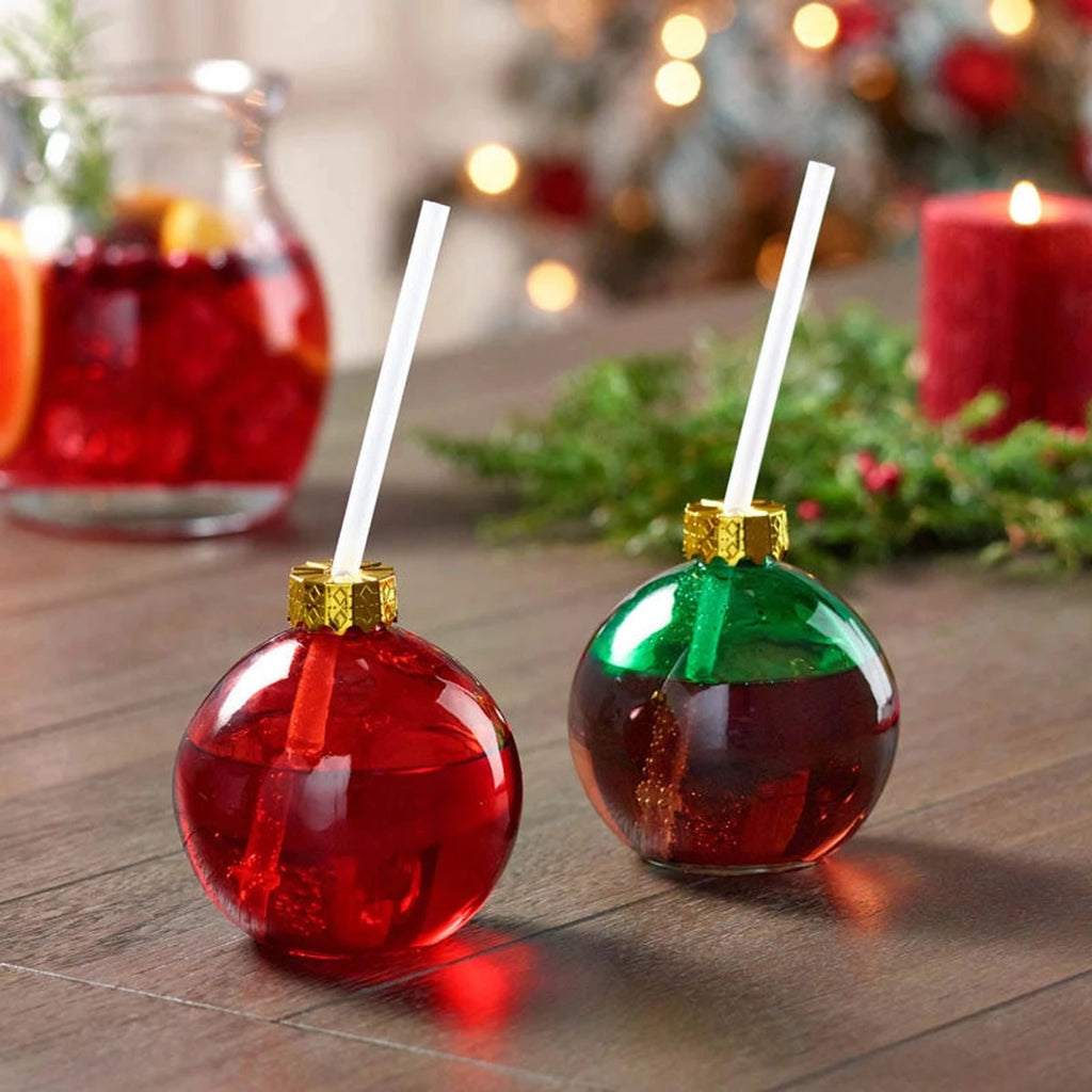 Glass Ornament Sippers - Set of 2 | Shop Online | Breck's